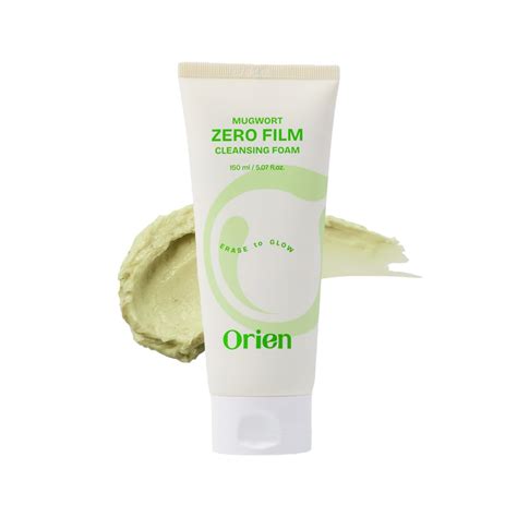 Amazon com Orien Mugwort Zero Film Cleansing Foam fl oz ml ㅣDaily Makeup Blackhead