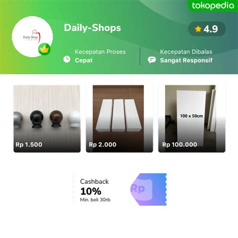 Toko Daily Shops Online Produk Lengkap Harga Terbaik Tokopedia