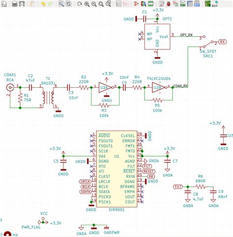 DIR9001 SPDIF Goes In No I2S Coming Out Audio Forum Audio TI