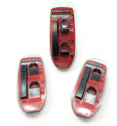 Durasight Thompson Center Rifle Muzzleloader Scope Mount System X 3 Qty