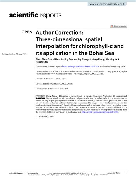 pdf author correction three dimensional spatial interpolation for