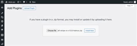 Installing The Afl Stripe Risk Score Plugin In Wordpress Appfromlab