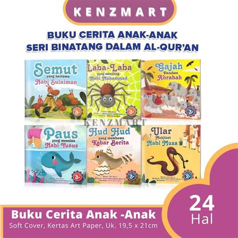 Jual BUKU CERITA ANAK ISLAMI ISLAM MUSLIM BERGAMBAR SERI BINATANG HEWAN DALAM AL QURAN Shopee