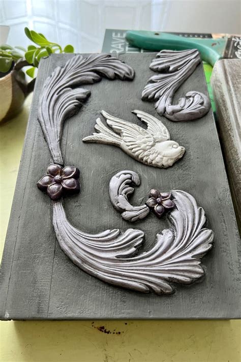 Transform Boring Books Into Art With Iron Orchid Designs Moulds