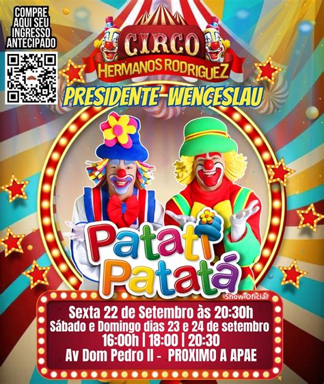 Circo Hermanos Rodriguez Patati E Patata Domingo ás 16h Em
