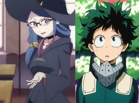 Professor Ursula Chariot And Izuku Midoriya Deku Anime Japanese