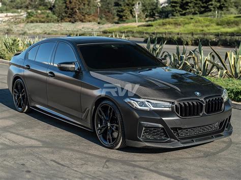 Bmw G30 5 Series 530e 530i 540i 550i F90 M5 Cs Style Carbon Fiber Hood