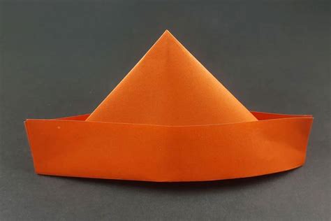 آموزش ساخت اوریگامی کلاه قدیمی و دوست داشتنی