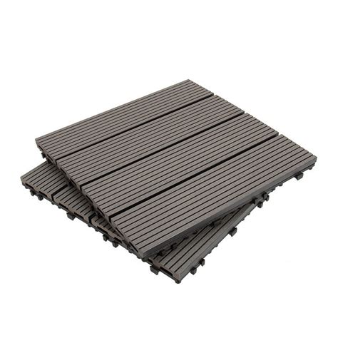 Composite Flooring Tile Interlocking Outdoor Flooring Flooring Tile Clearhalo