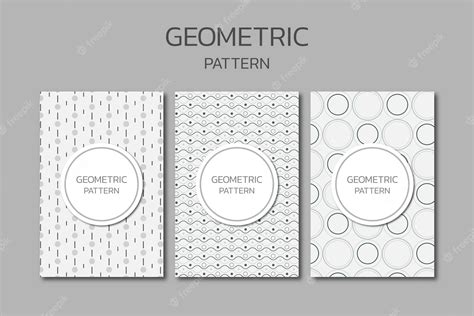 Premium Vector Seamless Geometric Pattern Vector Set
