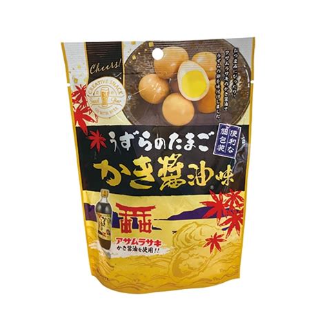うずらのたまご かき醤油味その他かき醤油の製造販売 アサムラサキ