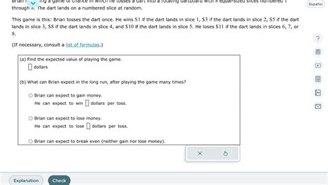 solved through o the dart lands on a numbered slice at