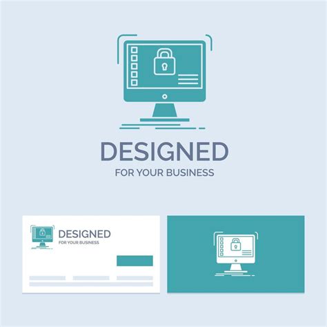 Secure Protection Safe System Data Business Logo Glyph Icon Symbol