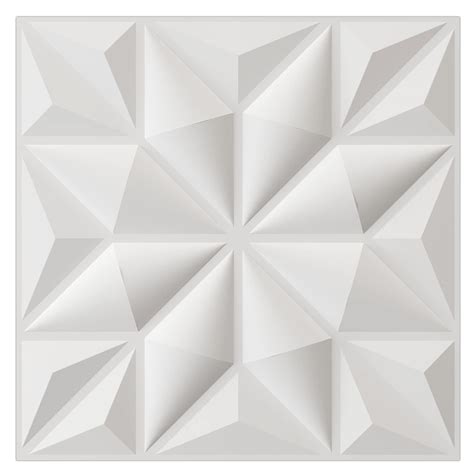 Buy Art3d Textures 3d Wall Panels For Interior Wall Decor White Diamond Decorative Pvc Wall