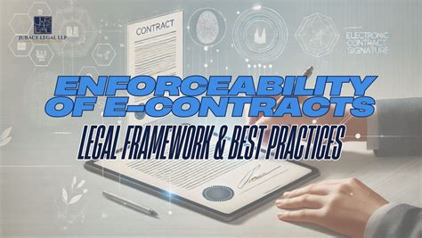 Contract Law And E Signatures Enforceability Of Electronic Contracts In India Jurace Legal Llp