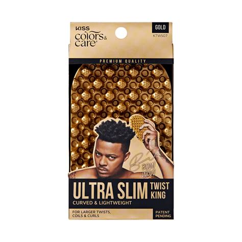 Kiss Colors And Care Ultra Slim Twist King Curved And Lightweight