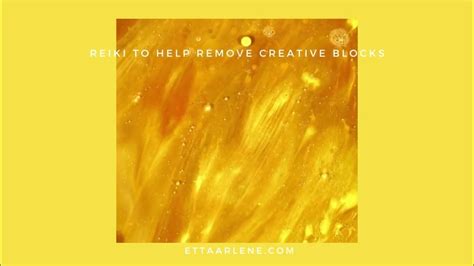Reiki To Help Remove Creative Blocks Youtube