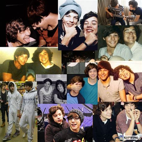 Larry Stylinson Collage Disc Harry Styles And Louistomlinson Etsy