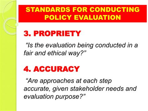 Policy Review Evaluation Pptx