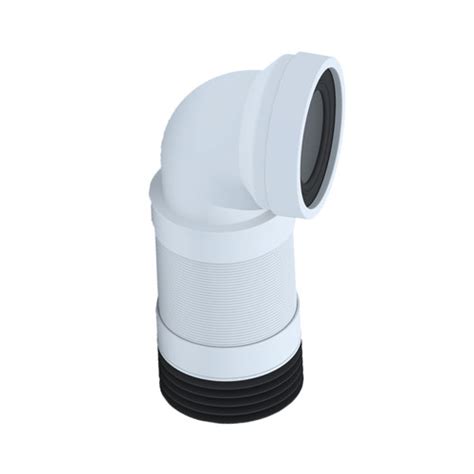 90 Degree Flexible WC Pan Connector KeyPlumb