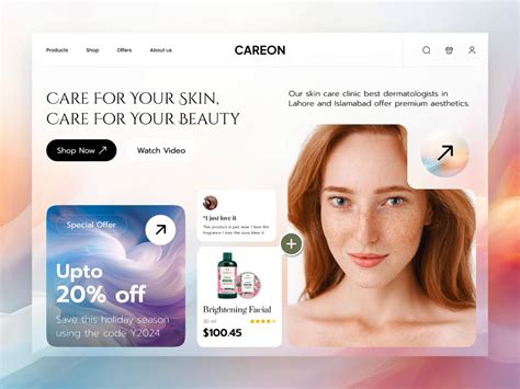 Ai Skincare Website Design By Lazy Kar For Lazyinterface Ui Ux Team On