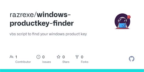 GitHub Razrexe Windows Productkey Finder Vbs Script To Find Your Windows Product Key