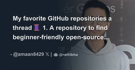 My Favorite Github Repositories A Thread 🧵 1 A Repository To Find