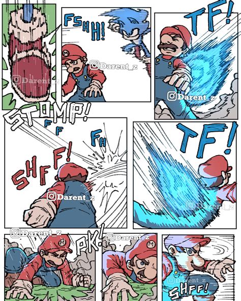 Mario Vs Sonic Comic 210 By Ddarent On Deviantart