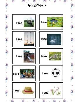 Labeling Identifying Objects And Actions Spring Themed By TalkSpeechie2me