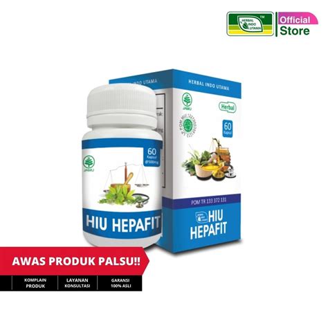 Jual HIU HEPAFIT Obat Herbal Hepatitis Liver Original Shopee Indonesia