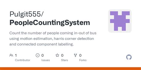 GitHub Pulgit PeopleCountingSystem Count The Number Of People Coming In Out Of Bus Using