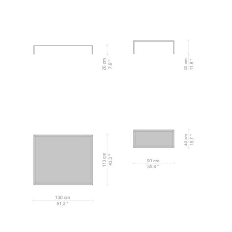 272 Mex Hi Low Table Small Table By Cassina