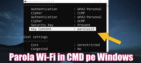 Parancsként Jeleníti Meg A Wi Fi Jelszavakat Cmd Ben Bármilyen