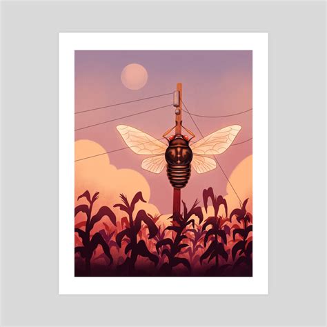 Cicada An Art Print By Brooke Beaver Inprnt