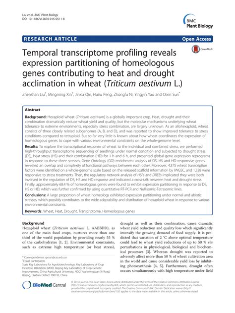 Pdf Temporal Transcriptome Profiling Reveals Expression Partitioning