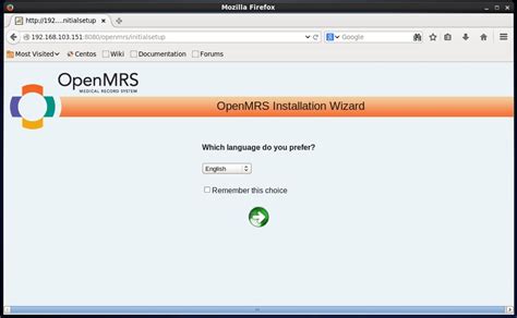 Установка OpenMRS на CentOS RedHat Fedora linux notes org