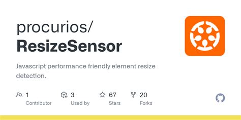 GitHub Procurios ResizeSensor Javascript Performance Friendly Element Resize Detection