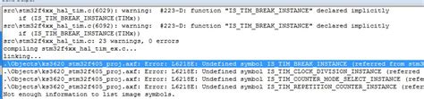 Stm32f405xxh头文件的问题undefined Symbol Istimbreakinstance 429512065 博客园