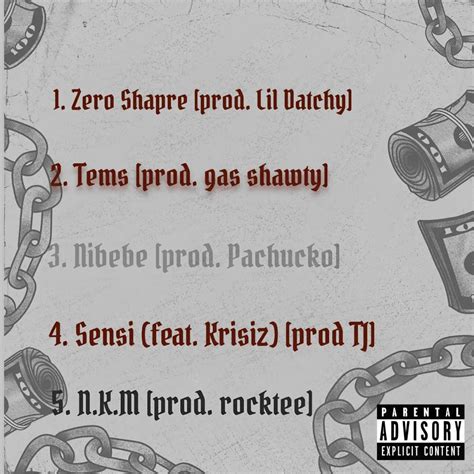 OUT NOW ZEROSHAPRE 1 Zero Shapre Prod Lil Datchy 2 Tems