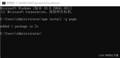 Nvm安装pnpm，解决问题：nvm下安装pnpm后报错，pnpm不是内部或外部命令，也不是可运行的程序或批处理文件。pnpm 不是内部或