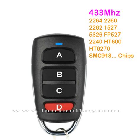 Código De Aprendizaje Y Código Fijo 433mhz Control Remoto Universal