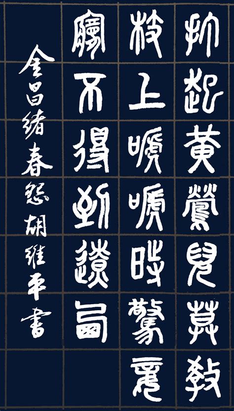 当代书法名家胡维平篆书 唐诗五首 搜狐大视野 搜狐新闻