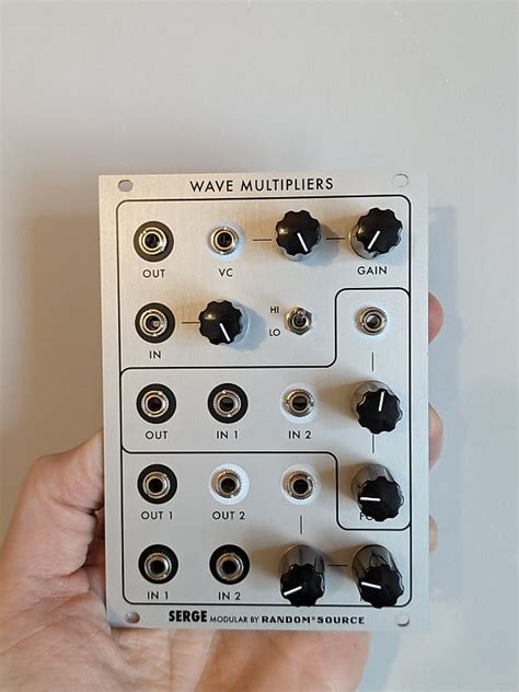 Random Source Serge Wave Multipliers Vcm Reverb