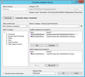 Creating Biztalk Wcf Sql Adapter Schemas Connected Pawns