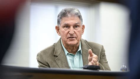 Sen Joe Manchin Condemns Bidens Disgusting Remarks On Coal Plants