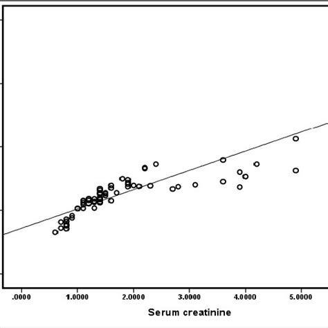 Scatter Graph Showing A Positive Correlation Between Resistive Index Download Scientific