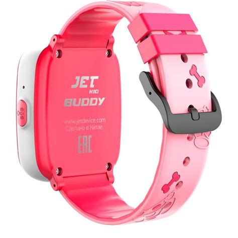 Детские смарт-часы с GPS трекером Jet KID Buddy, Розовый (JET Buddy ...