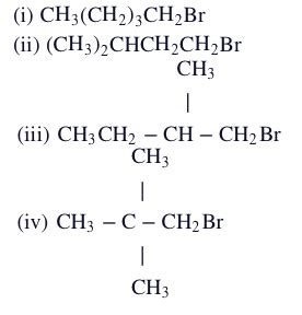 Arrange The Following Compounds In Order Of Their Reactivity Towards Sn Reaction