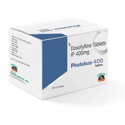 Doxofylline Tablets 400 Mg At Rs 126 00 Stripe In New Delhi Id