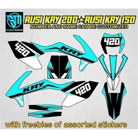 Rusi Kry Rusi Kry Full Body Decals Shopee Philippines